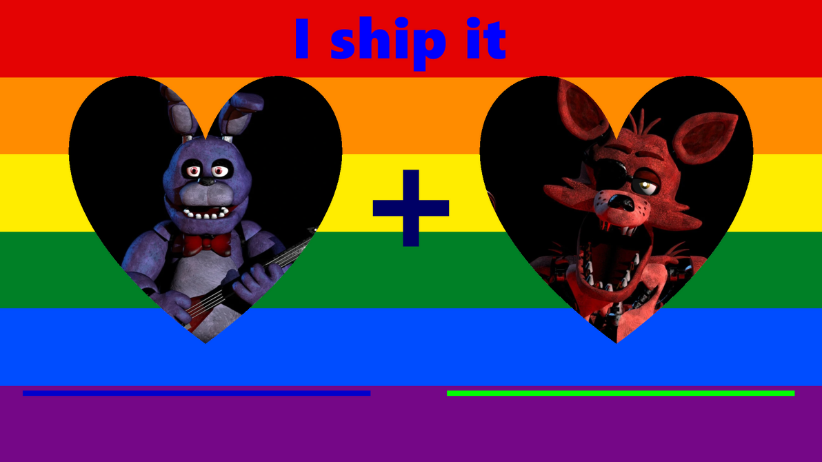 Foxy X Bonnie By Thefnflover123 On Deviantart