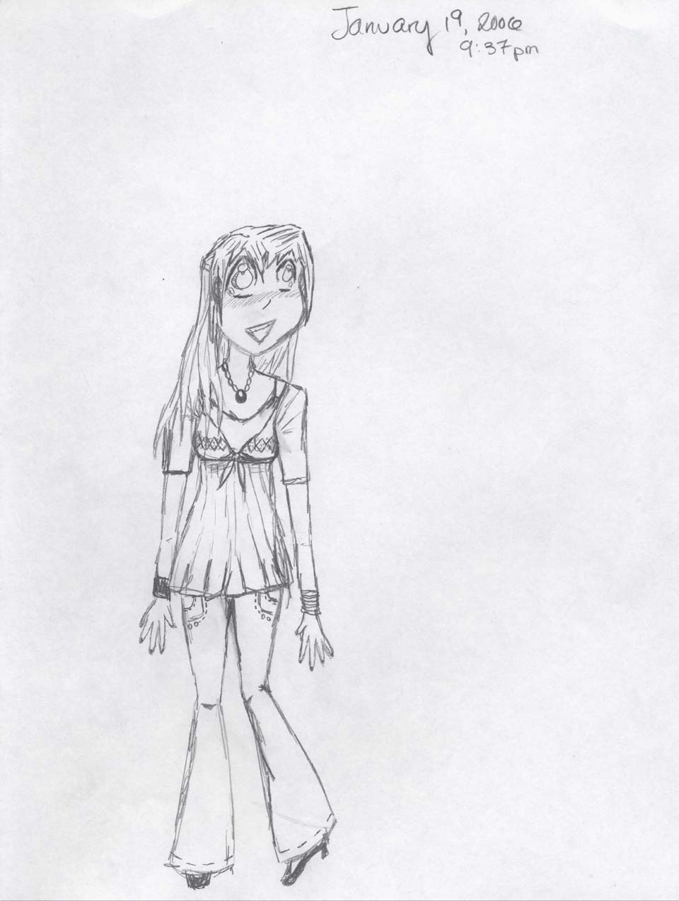 Sorta-Anime Girl by 00HeroDegreesFive00 on DeviantArt