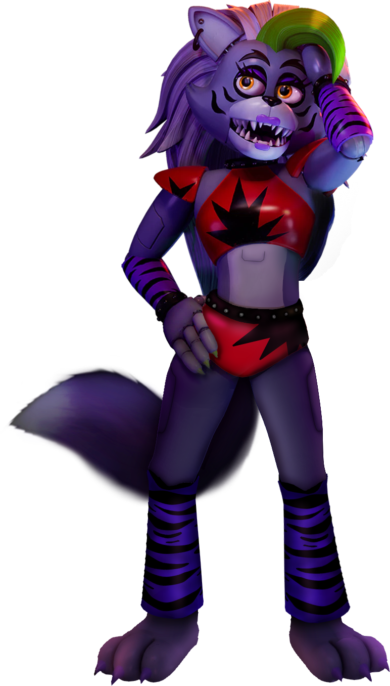 Fnaf Security Breach Roxanne Official Render By Imaginemationz On