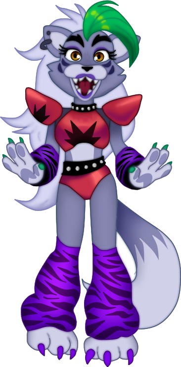 Fnaf Security Breach Roxanne Official Poster By Imaginemationz On