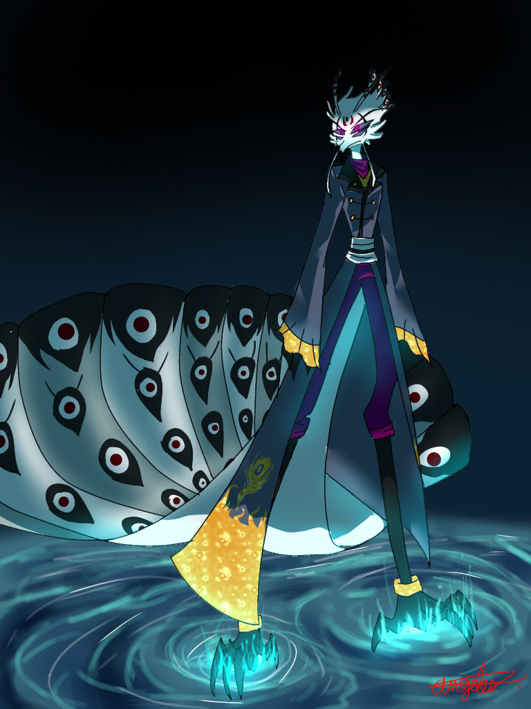Kujaku The Demonic Peacock By Aincrixdraws51 On Deviantart