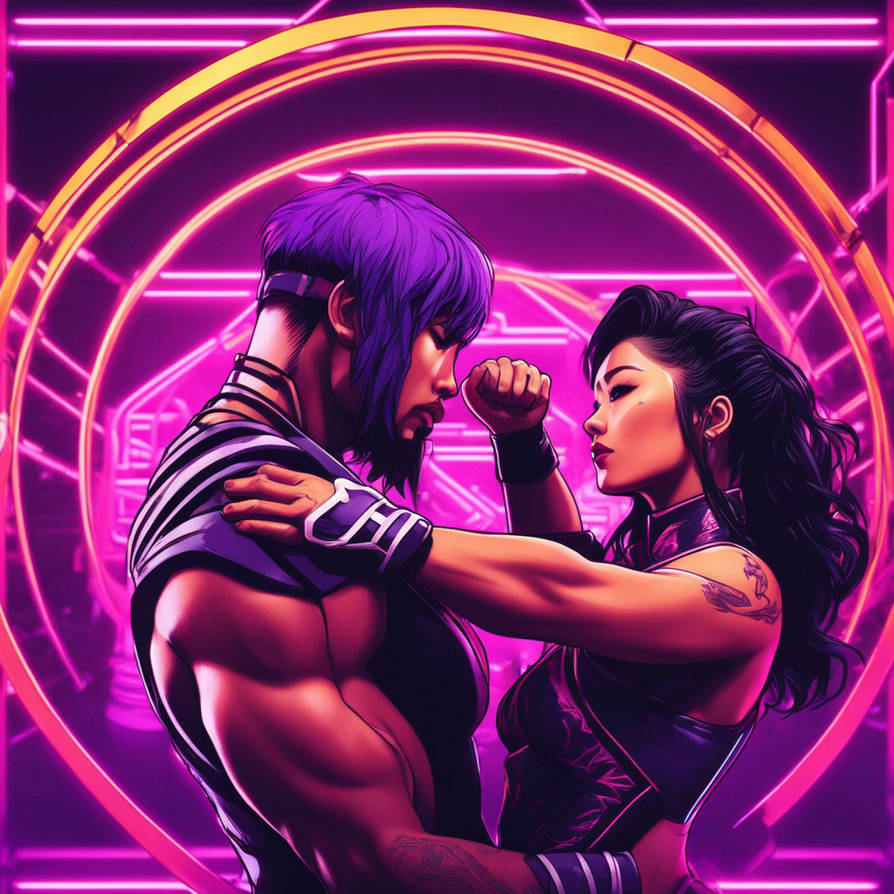 Japanese Male Wrestler Rams Teen Female Wrestler I By Davarg53 On