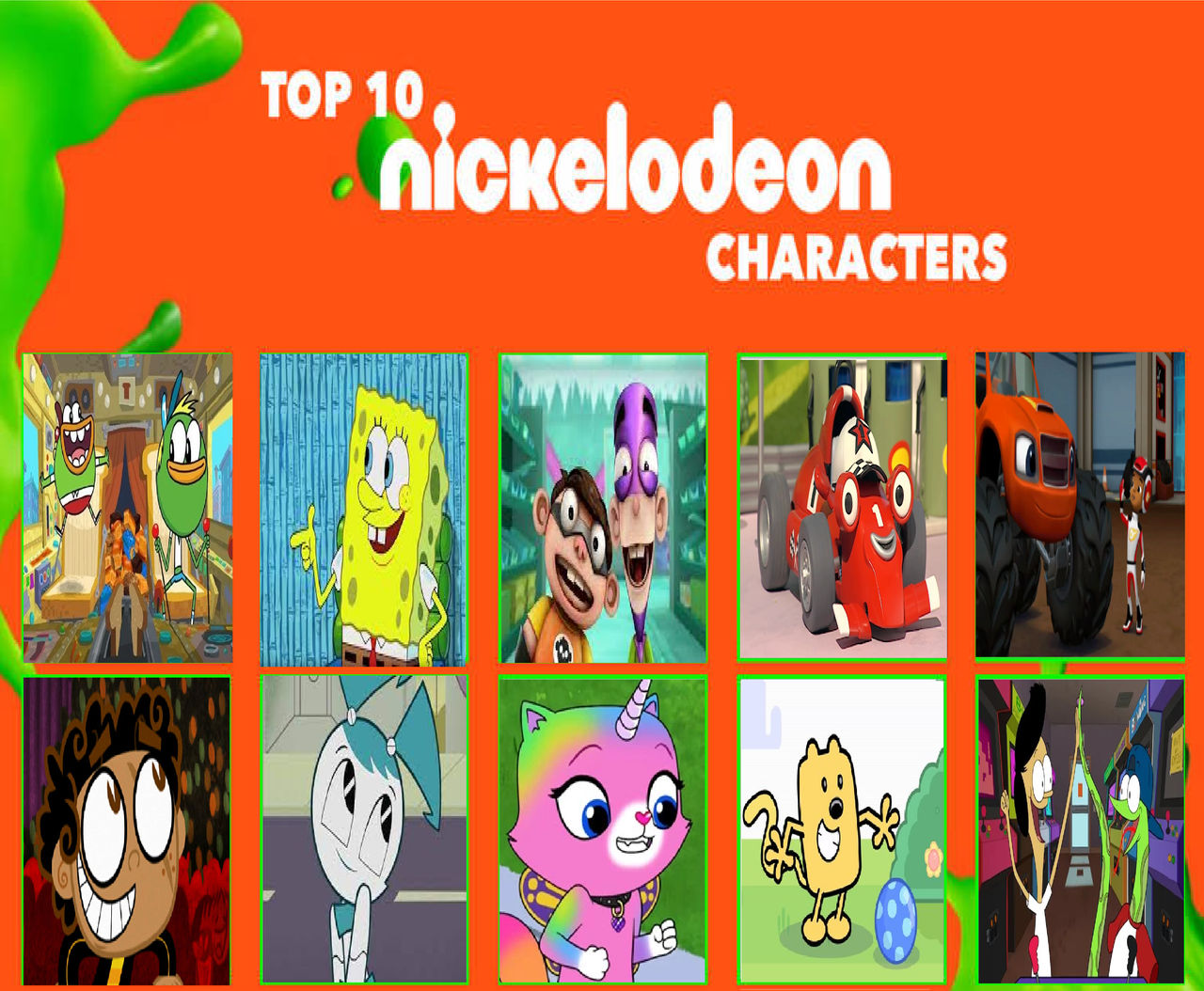 My top 10 Favorite Nickelodeon Characters by Ammann415 on DeviantArt My top 10 Favorite Nickelodeon Characters by Ammann415 on DeviantArt