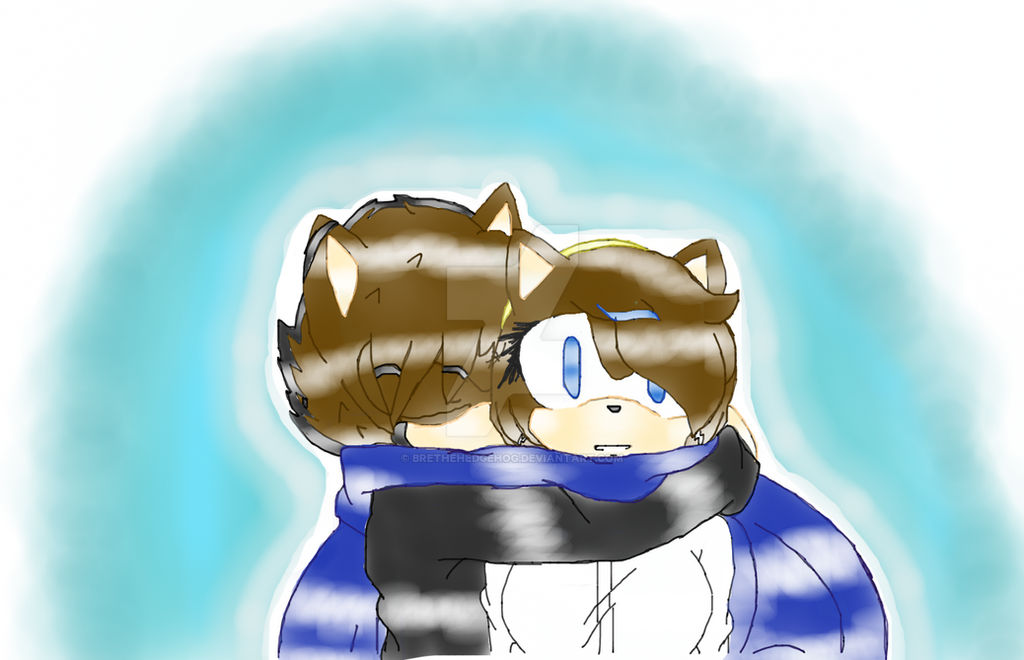 James And Bre Hug By Brethehedgehog On Deviantart