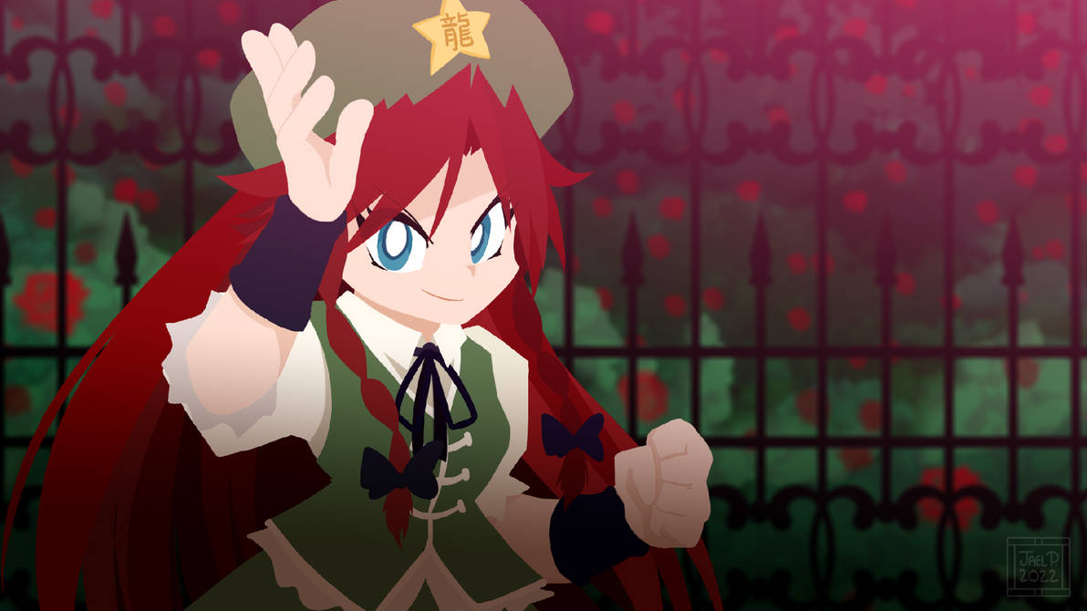 Hong Meiling Touhou By Jakeiartwork On Deviantart