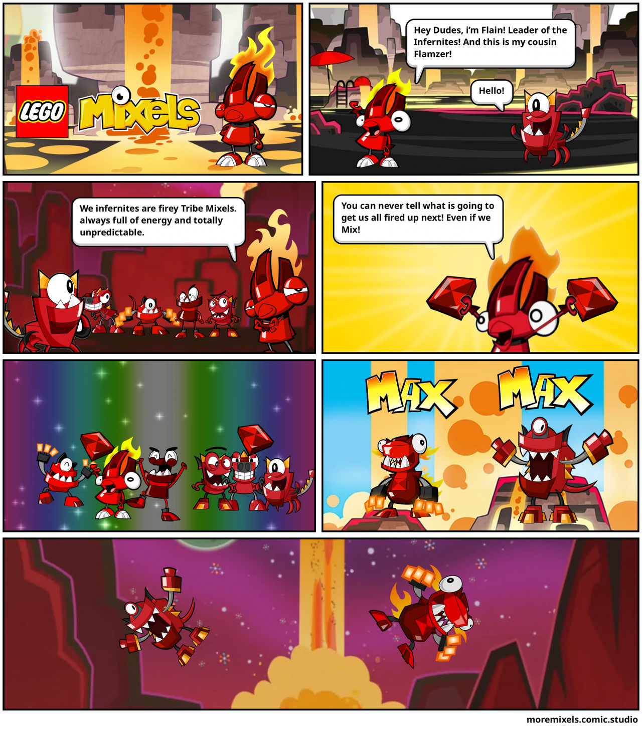 Mixels Comic Adventures Infernites By S870599 On Deviantart