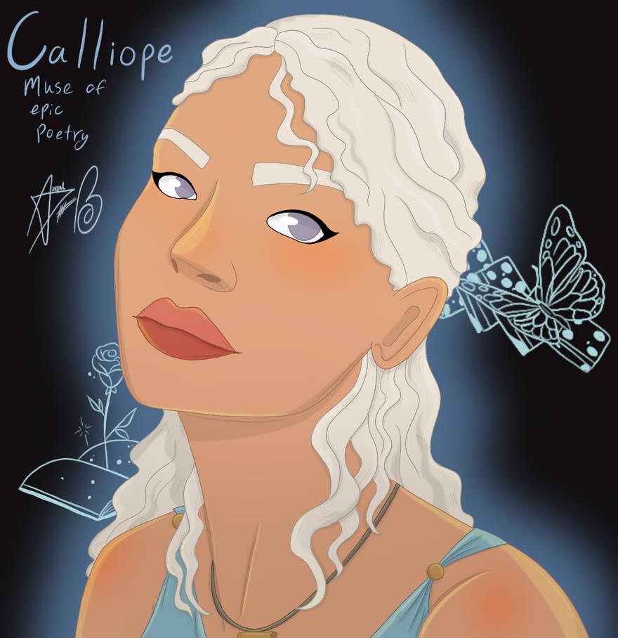Calliope muse of epic poetry by aireyal1 on DeviantArt Calliope muse of epic poetry by aireyal1 on DeviantArt