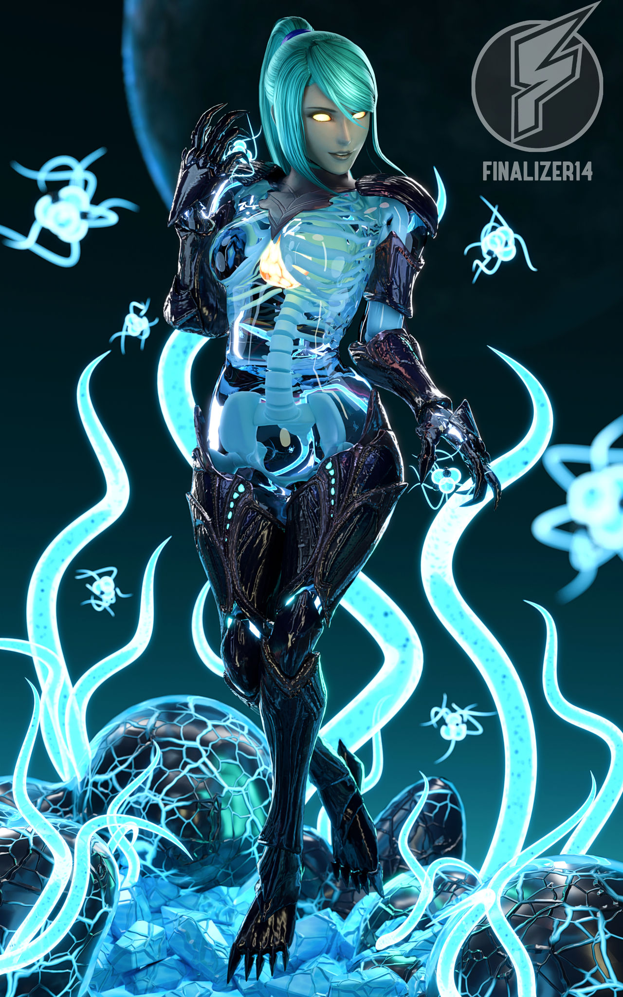 Zero Suit Dark Samus By Nautilic On Deviantart