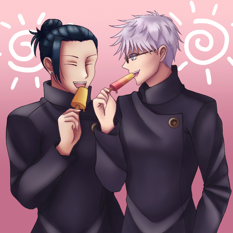 Fanart Gojo X Geto By Naomitoey On Deviantart