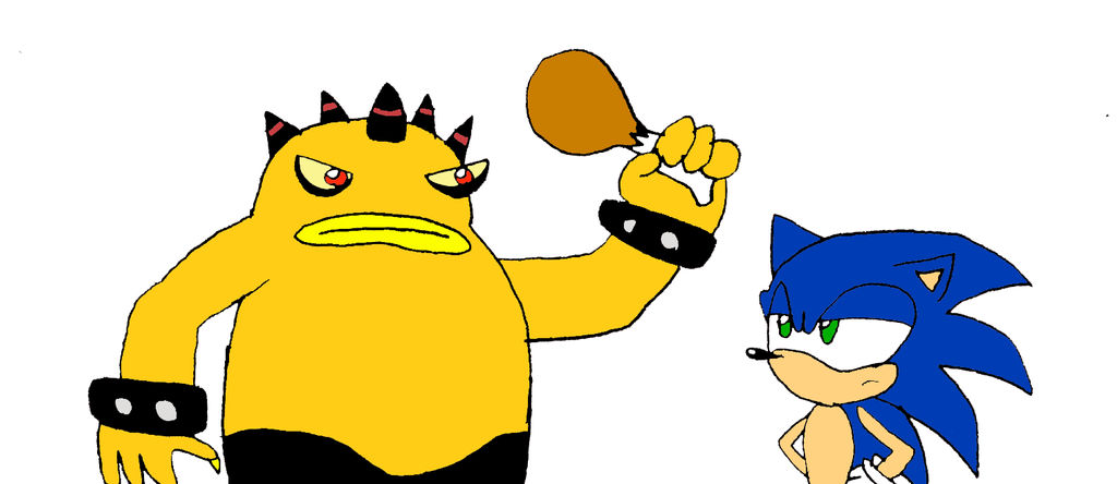 Sonic Vs Zomom By Leaderinblue84 On Deviantart