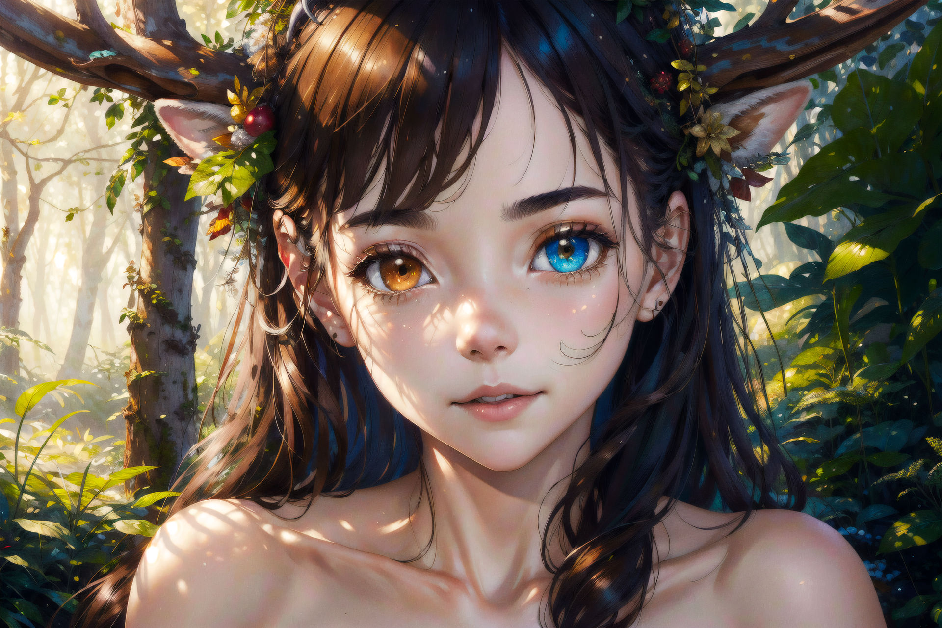 Deer Girl By Secondhaven On Deviantart