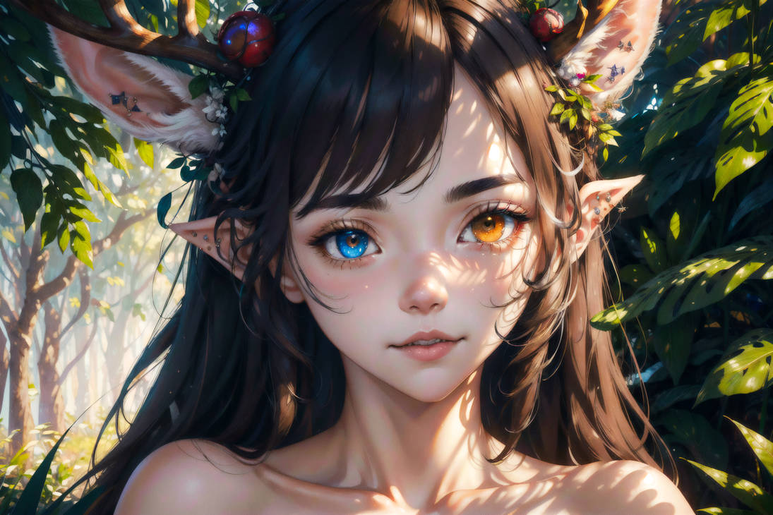 Deer Girl By Secondhaven On Deviantart