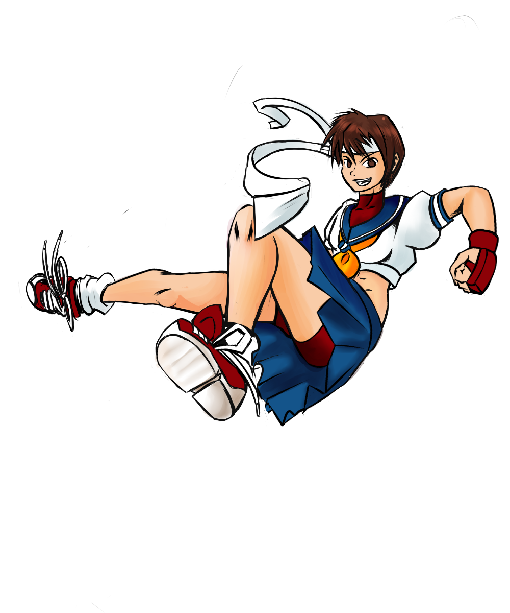 Street Fighter Sakura By Darkflame411 On Deviantart