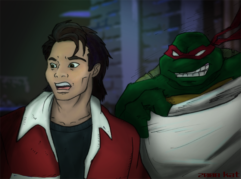 Tmnt Movie 2 Keno And Raph By Theblindalley On Deviantart