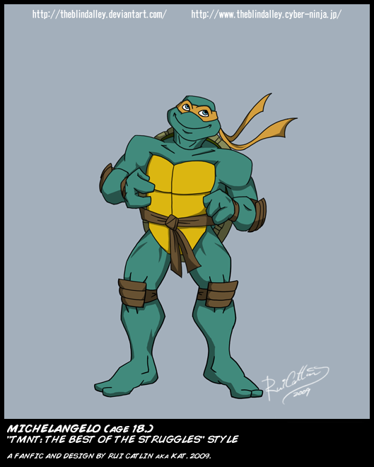 Tmnt Tbots Mikey 18 Color By Theblindalley On Deviantart