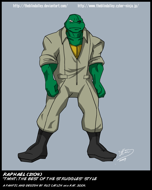 Tmnt Tbots Raphael 2109 Color By Theblindalley On Deviantart