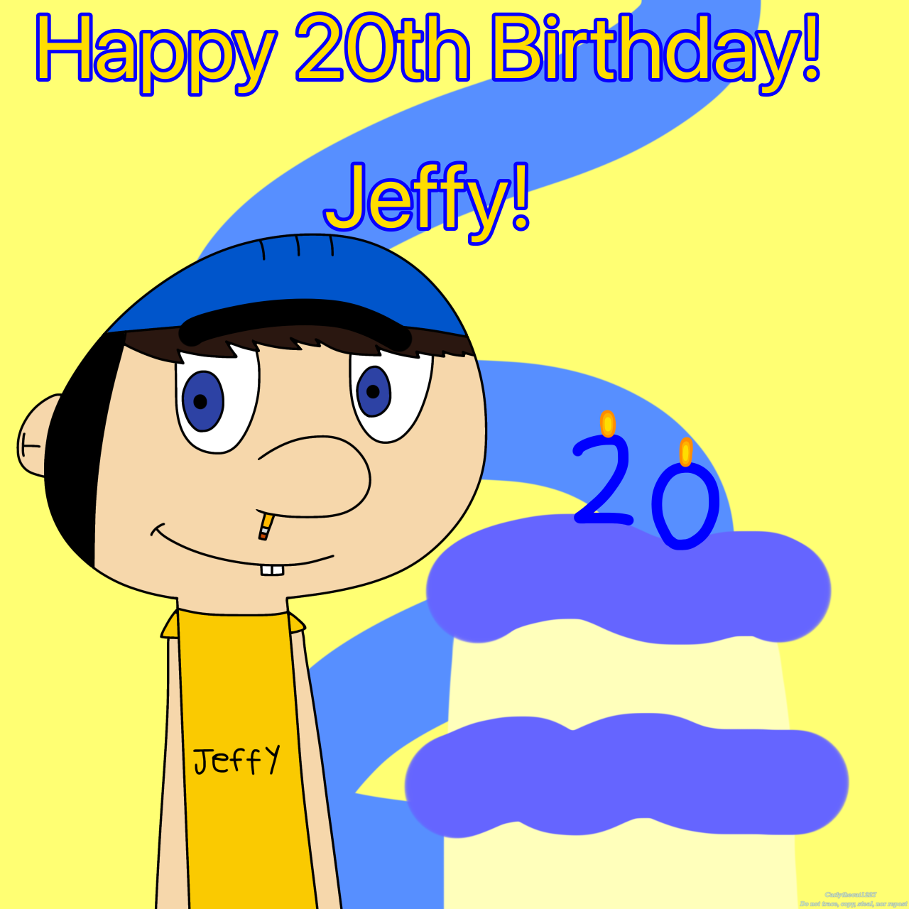 Happy 20th Birthday! Jeffy by Carlythecat1227 on DeviantArt Happy 20th Birthday! Jeffy by Carlythecat1227 on DeviantArt