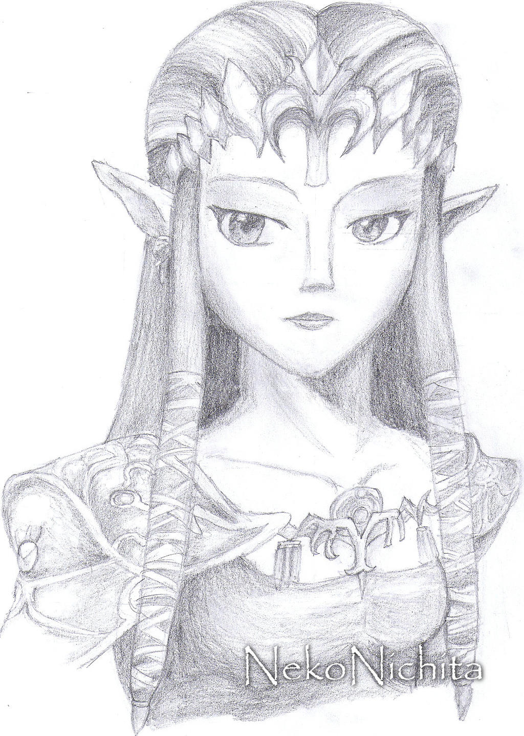 Princess Zelda Twilight Princess By Nekonichita On Deviantart