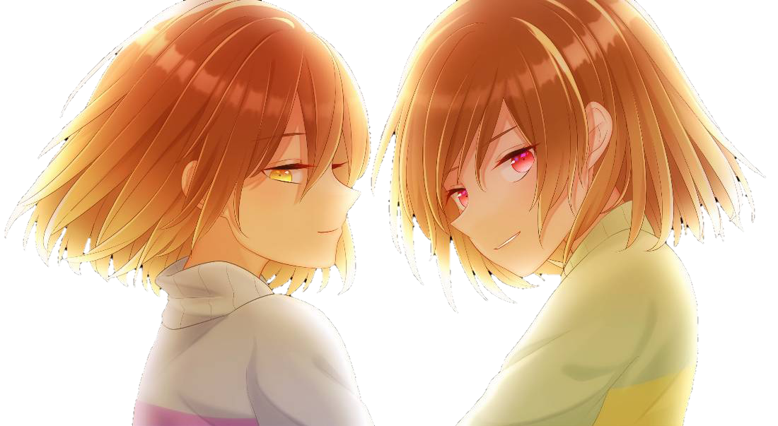 Frisk And Chara Render By Lolma67 On Deviantart