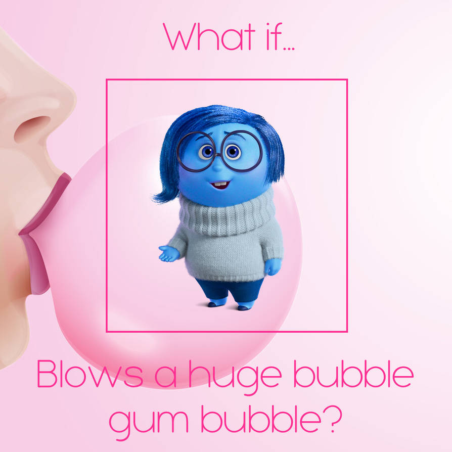 What If Saness Blowing A Huge Bubble Gum By Laddlover101 On Deviantart