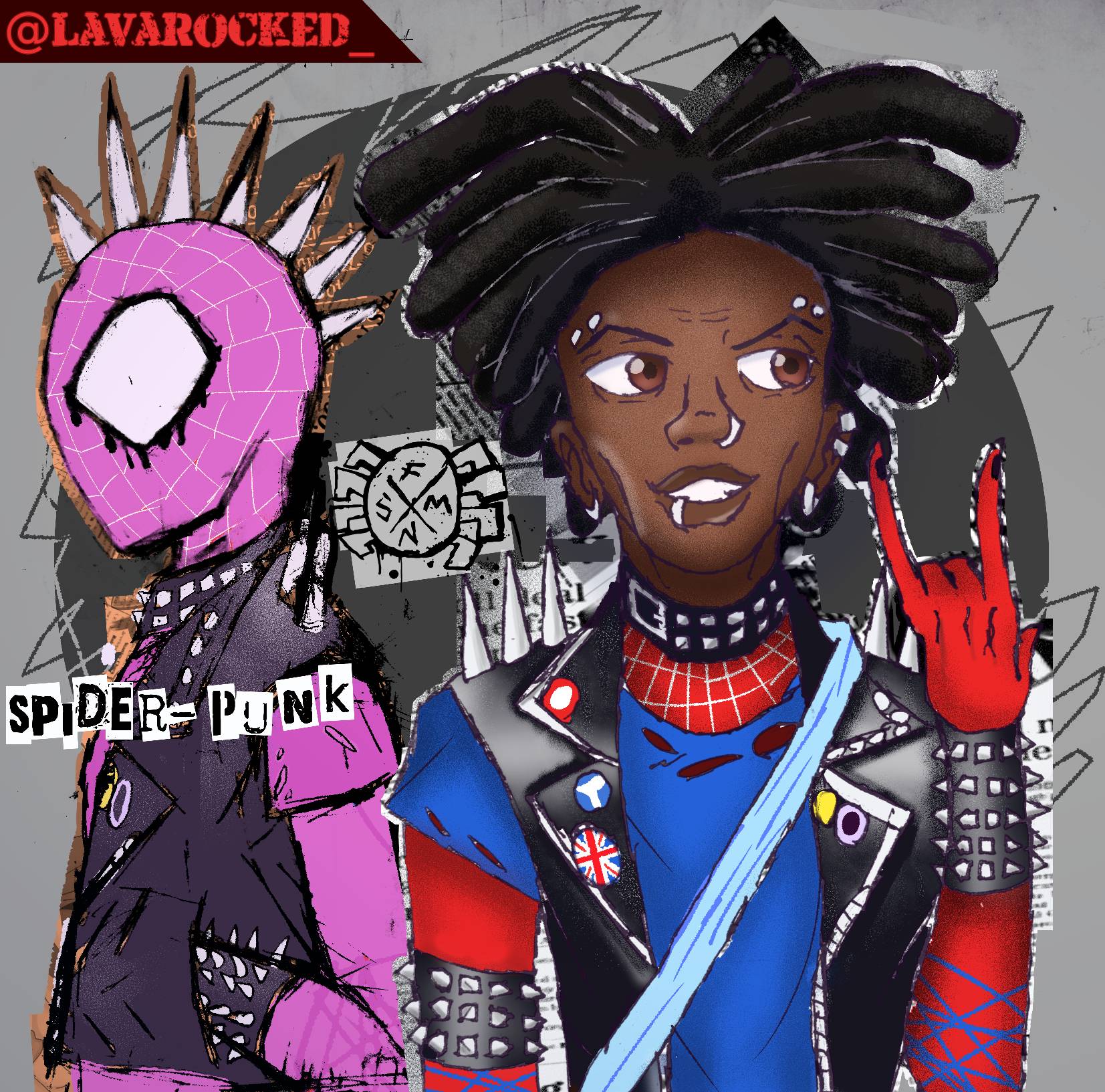 Spider Punk By Dnarts2 On Deviantart