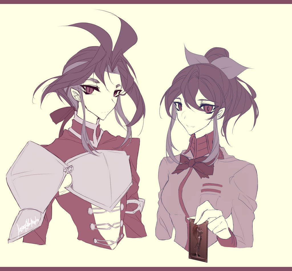 Fate Crossover Au Yuri And Serena By Kazaashamiko On Deviantart