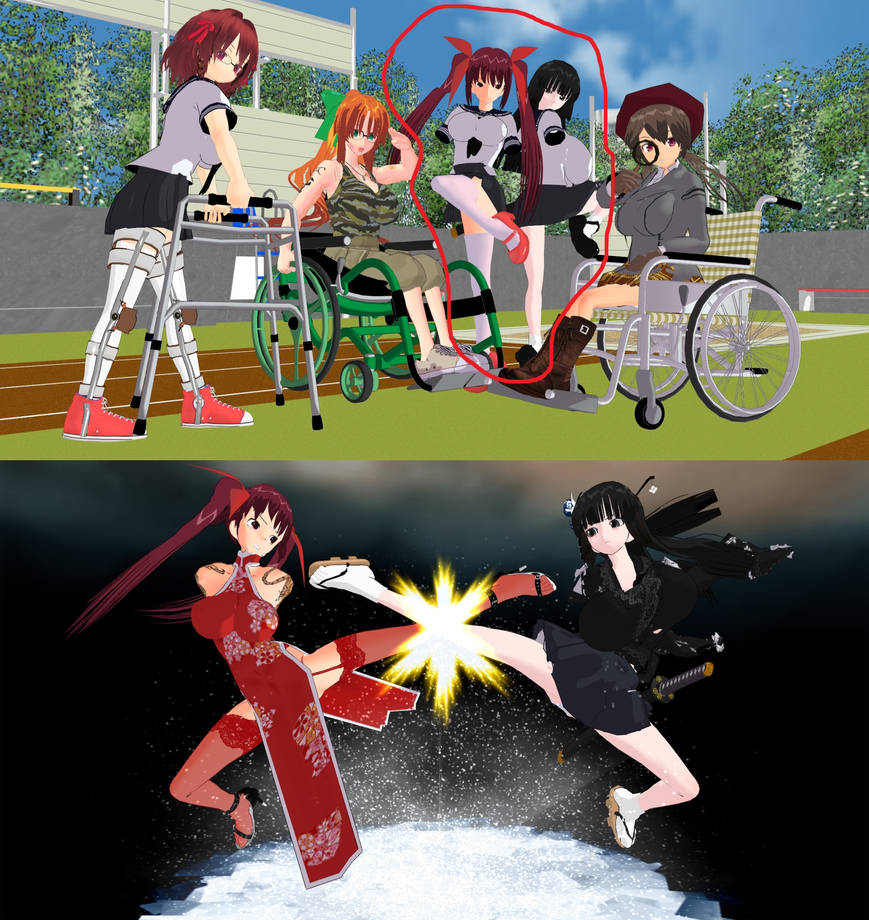 Legacy Pics 3dcgarmless Girl Fighters By Qwaszx05 On Deviantart