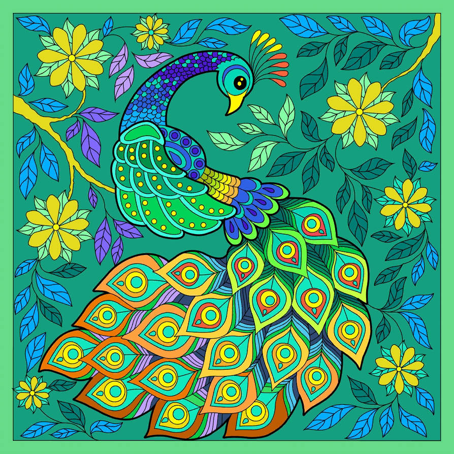 Peacock Mandala By Solon75poptropica On Deviantart