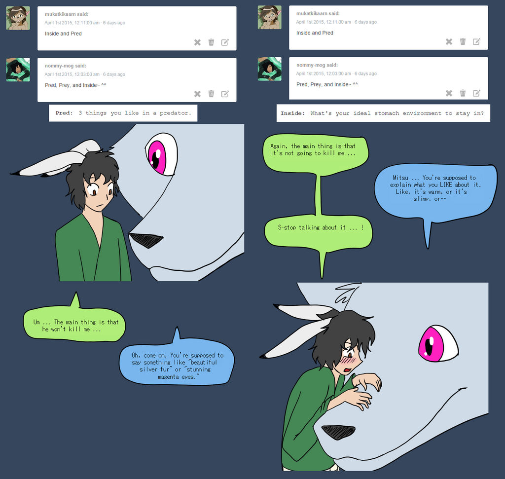 Vore Asks 3 And 4 By Lycovore On Deviantart