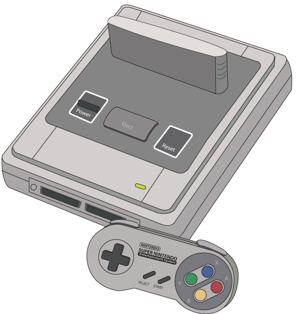 Super Nintendo Vector by CerealForDinner on DeviantArt