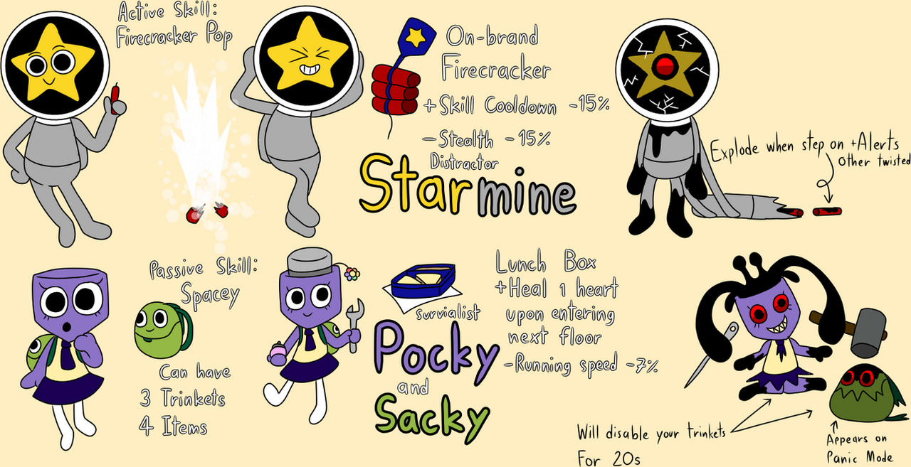 Dandy's World OC Set 1 by Saharat on DeviantArt Dandy's World OC Set 1 by Saharat on DeviantArt