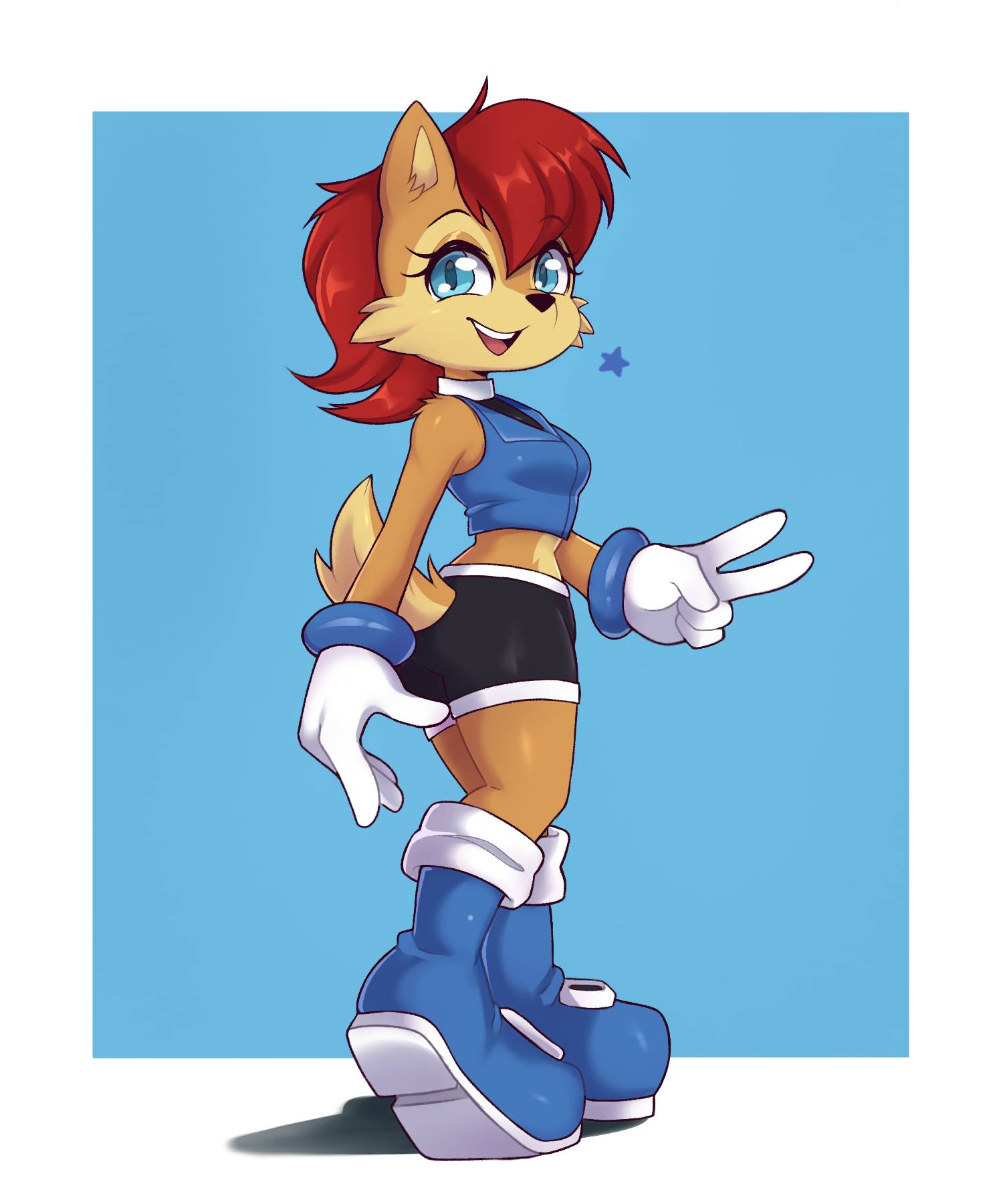 Sally Acorn Request By Artkett1412 On Deviantart