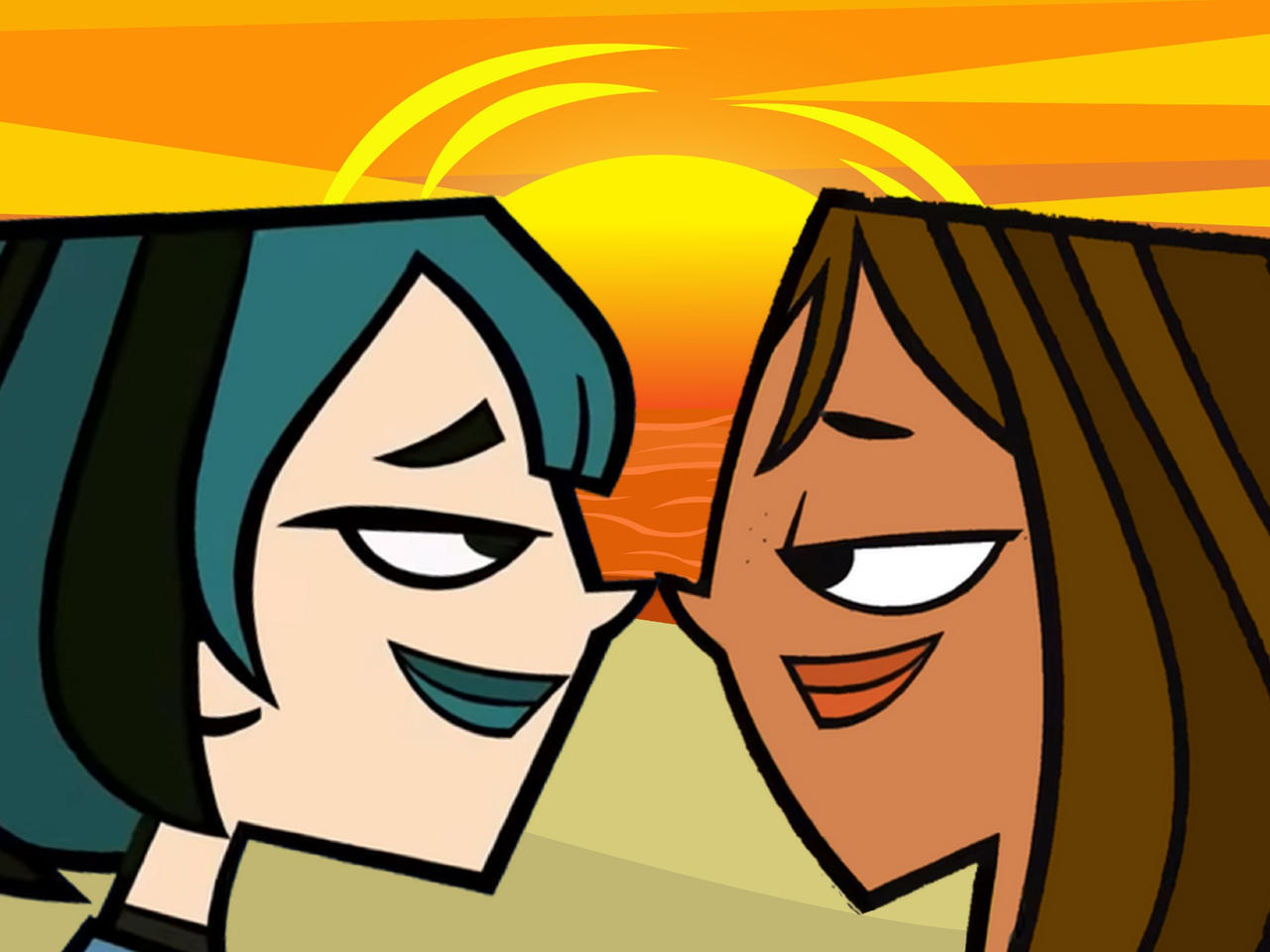 Gwen And Courtneys Romantic Date By Totaldramaguy95 On Deviantart