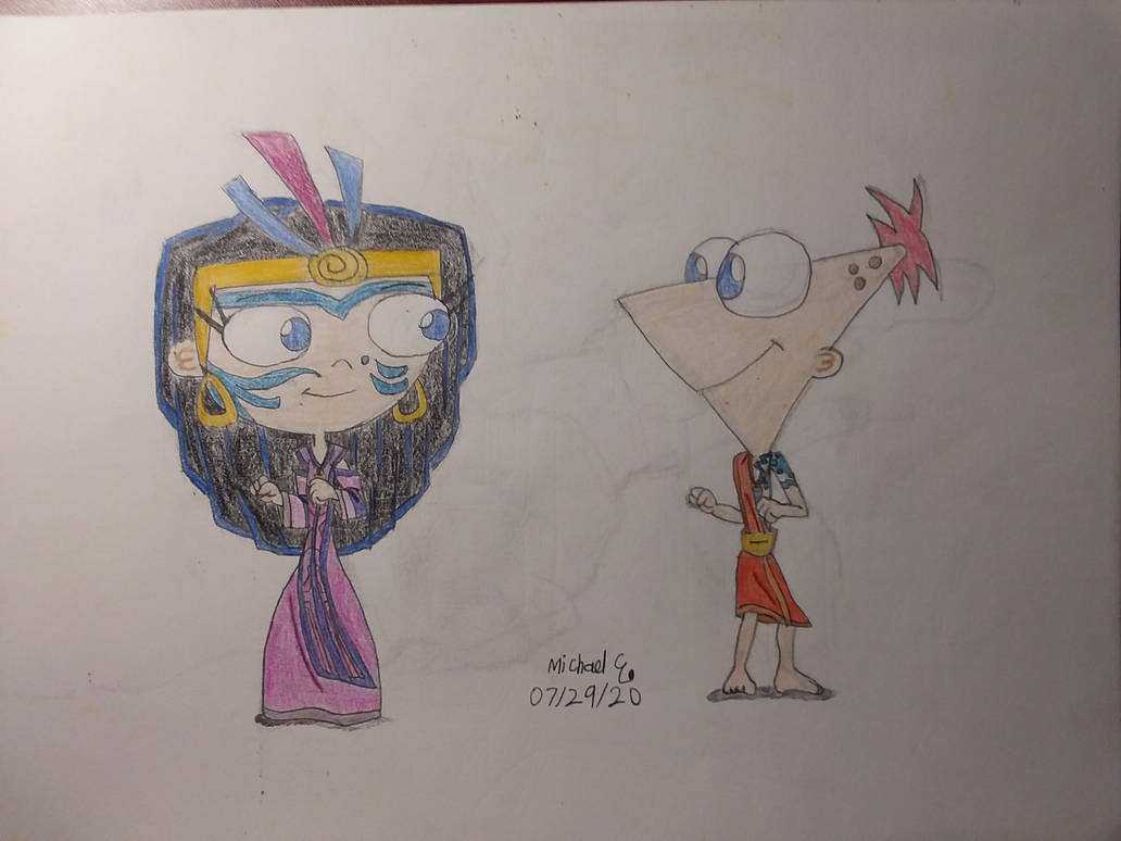 Pnf Atlantis Phineas And Isabella Dancing By Mcolebro On Deviantart
