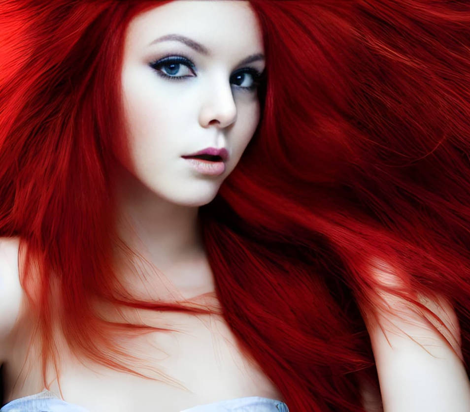 Ai Art Girl With Red Hair By Habaricszs On Deviantart