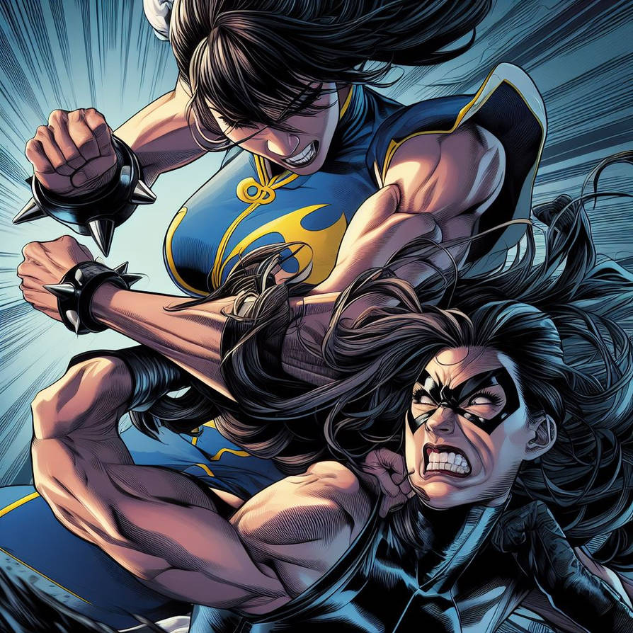 Chun Li Arm Hold Black Canary Ryona Anime Catfight By Catfightx On Deviantart
