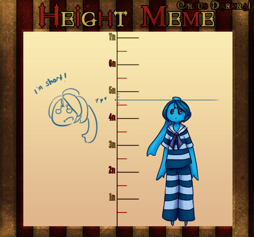 Height Chart Meme With Mari By Kazumijade On Deviantart