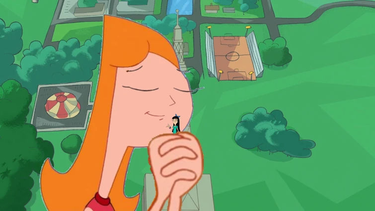 Giant Candace Hugs Stacy Eiffel Tower By Jedipat On Deviantart