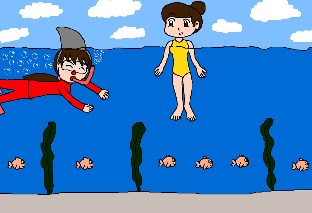 Shark Prank By Nationgirls2018 On Deviantart