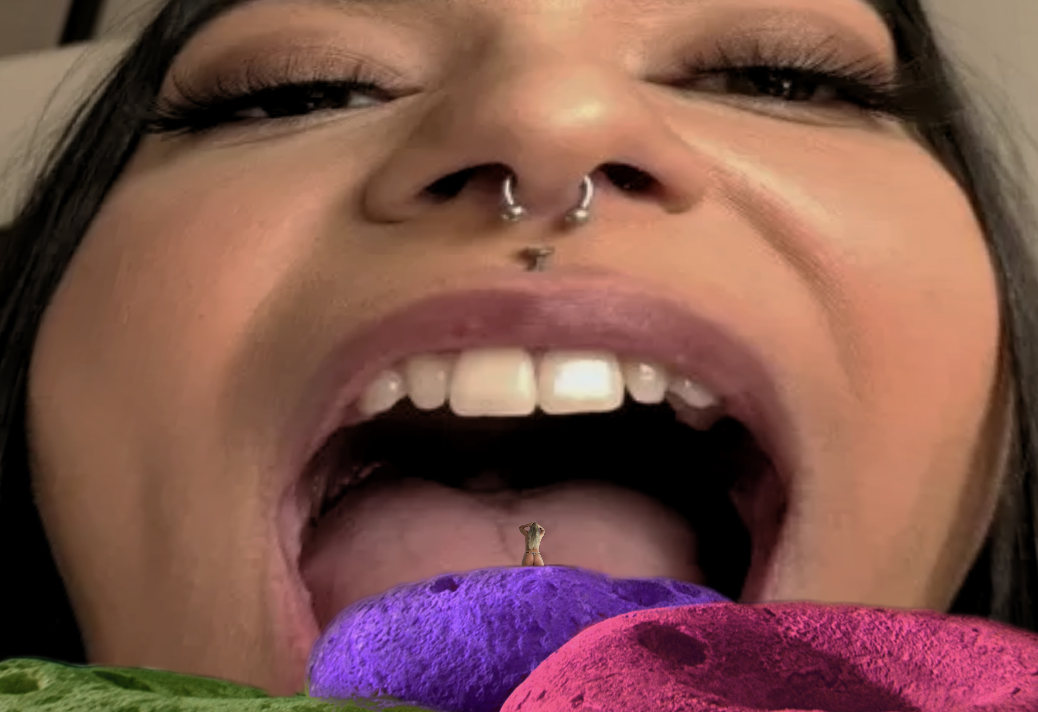 Unaware Giantess Nooo Dont Eat Me 8 By Gomaroscar19 On Deviantart