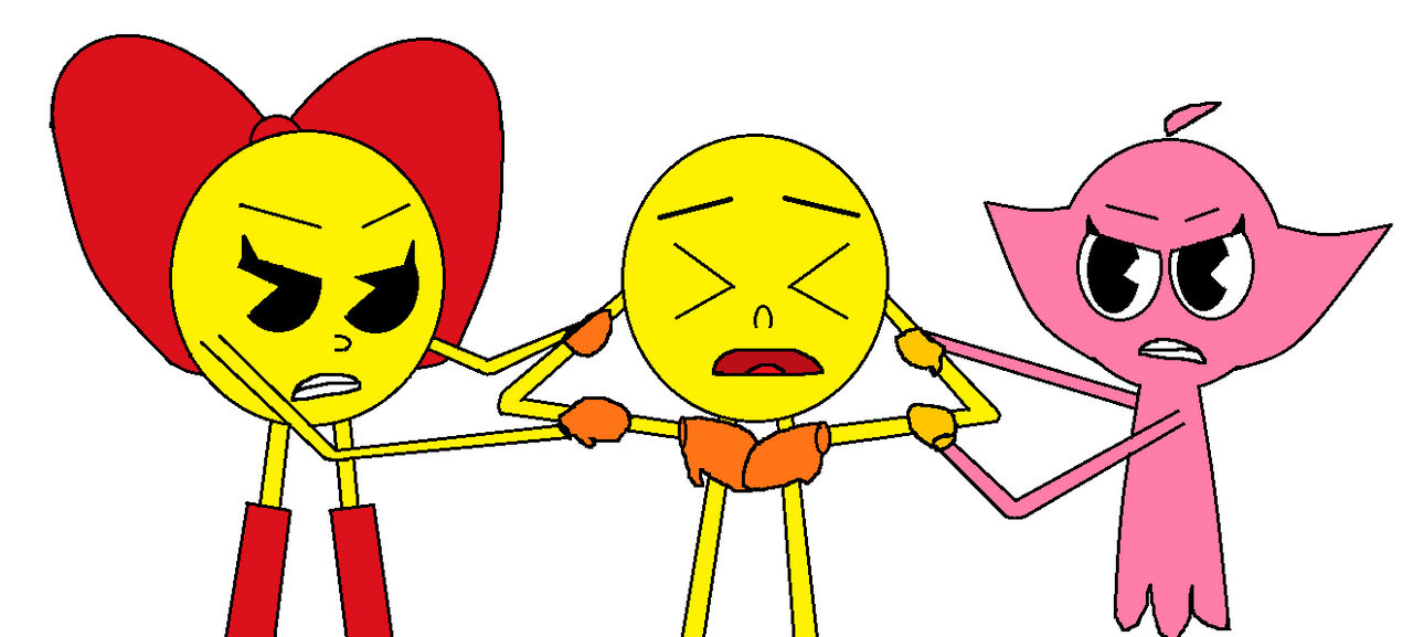 Ms Pacman Vs Pinky By Yagobrozz18 On Deviantart