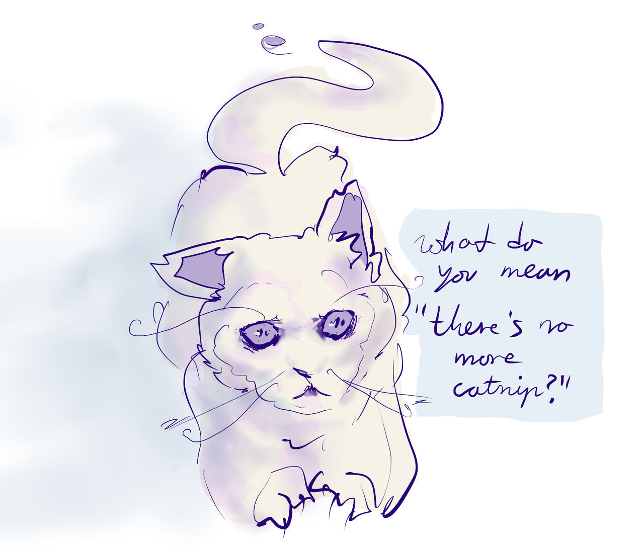 Cursed Cat By Mintymay On Deviantart