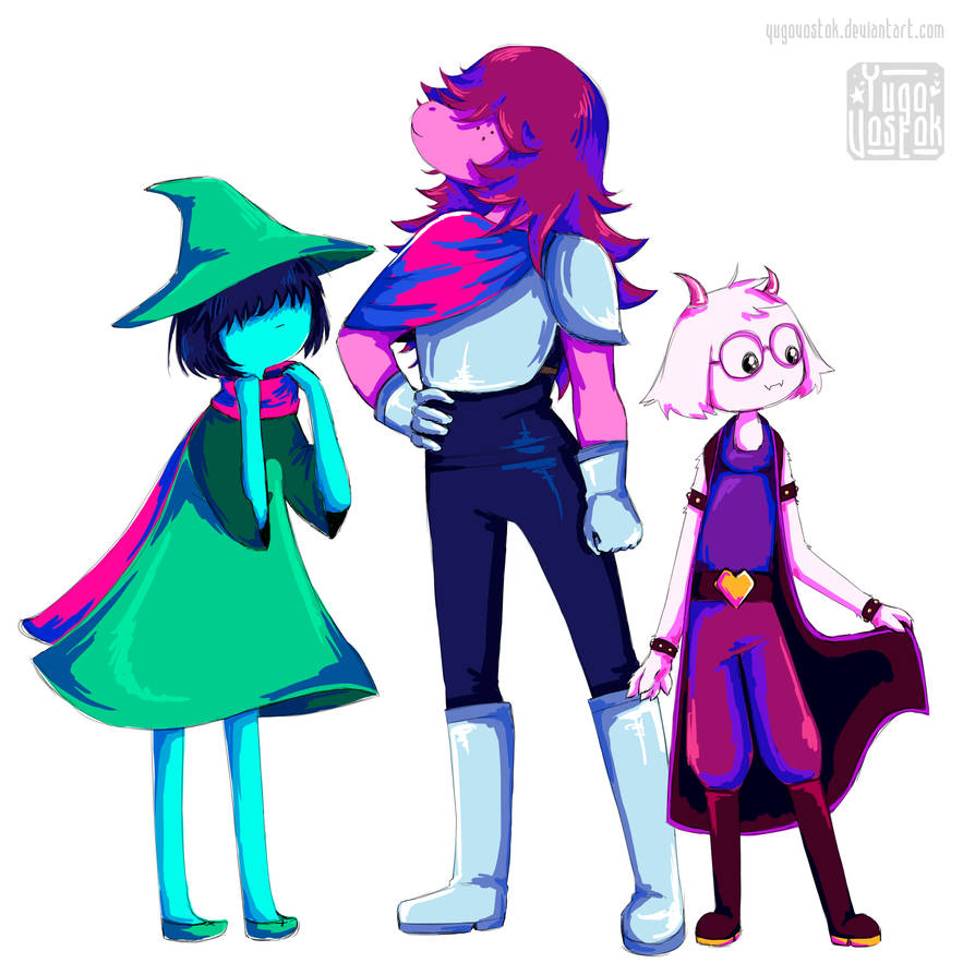 Main Characters 2 Deltarune By Yugovostok On Deviantart