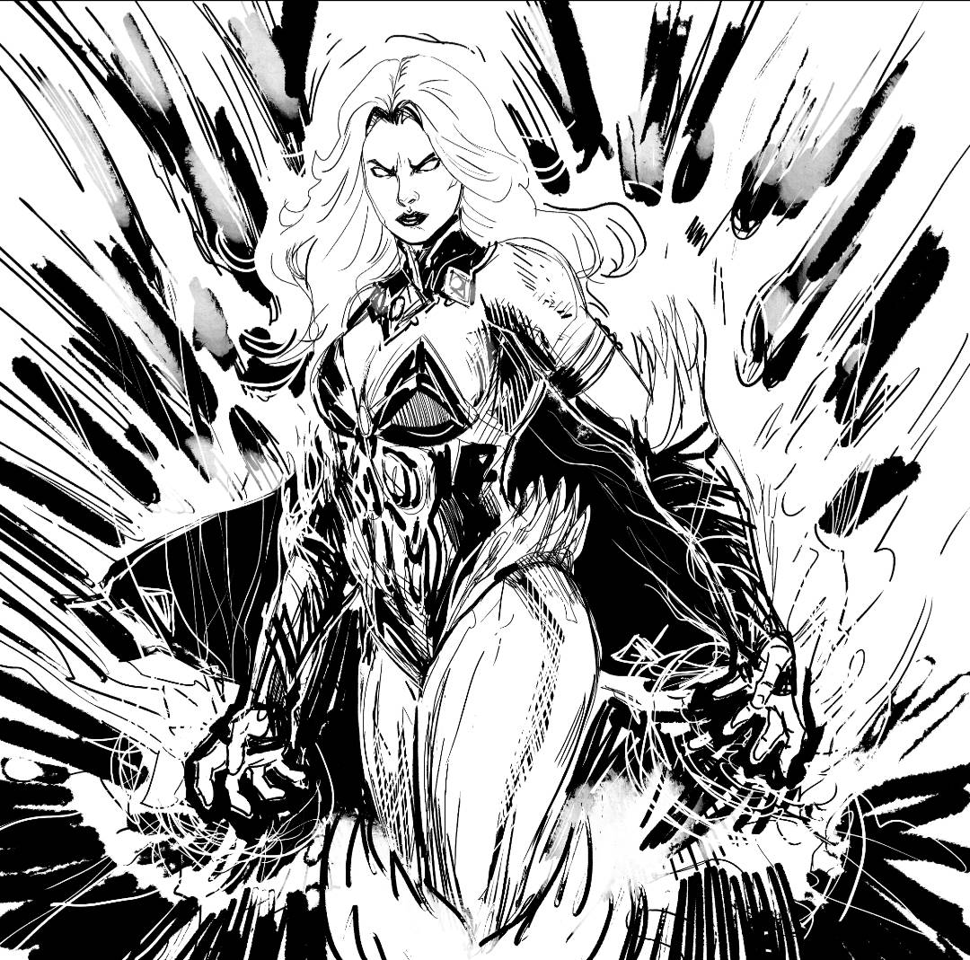 Killer Frost Sketch Fanart By Hanswildthangart On Deviantart