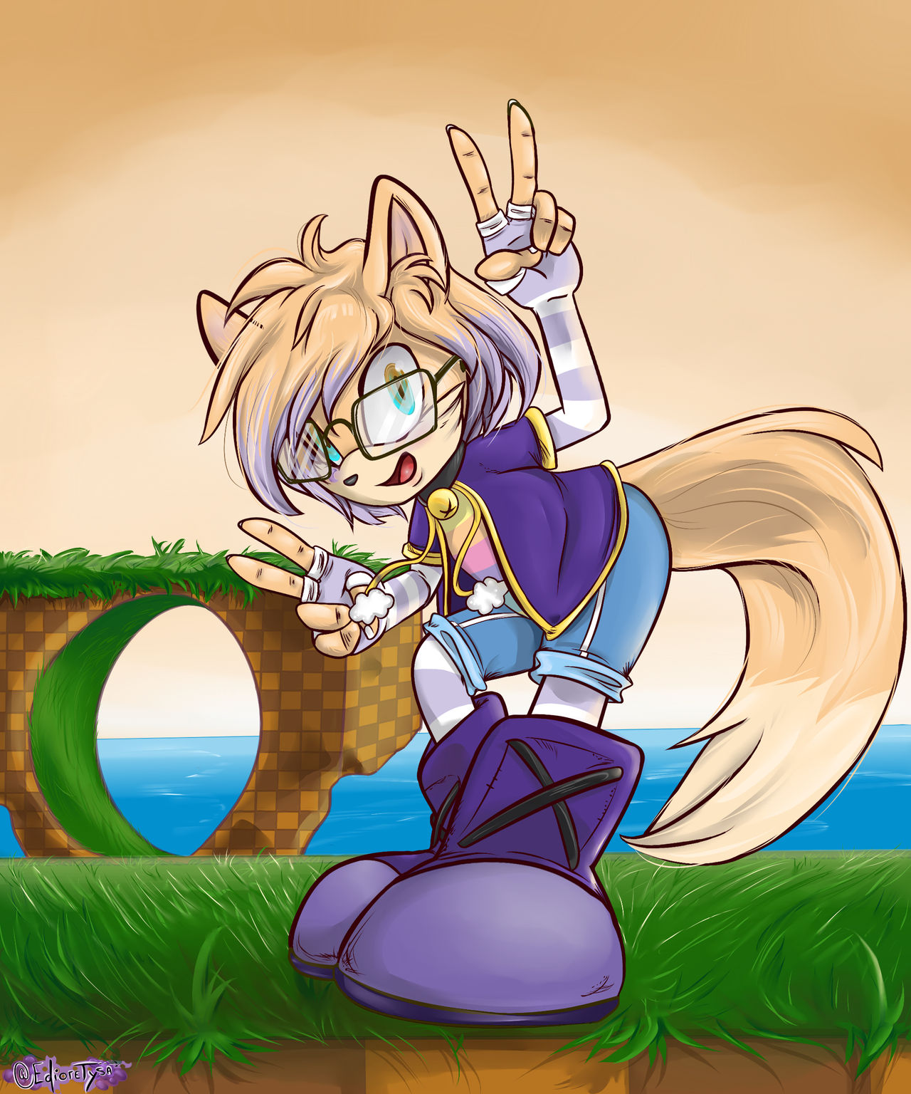 Fan Character Sonic Lunar By Edioretysa On Deviantart