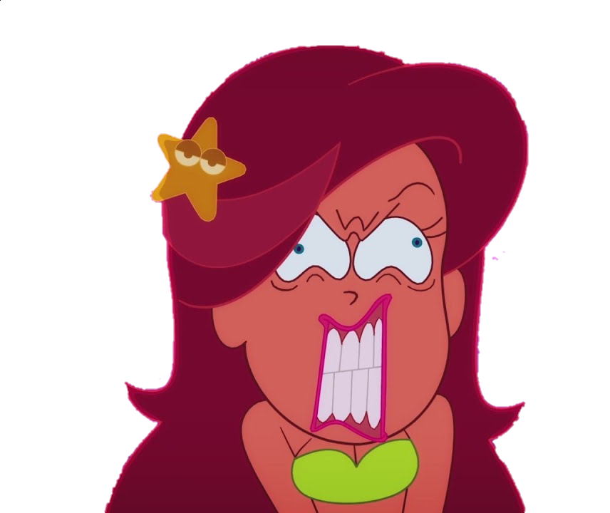 Zig And Sharko Grimacing Marina Png By Sidabathetoonlord On Deviantart