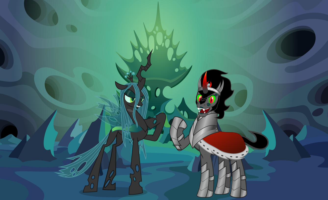 Queen Chrysalis And King Sombra Deviantart