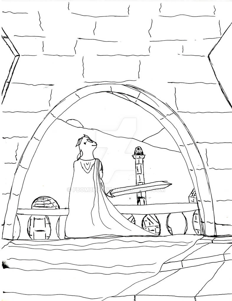Old King Looking At The City Sketch By Fbombheart On Deviantart