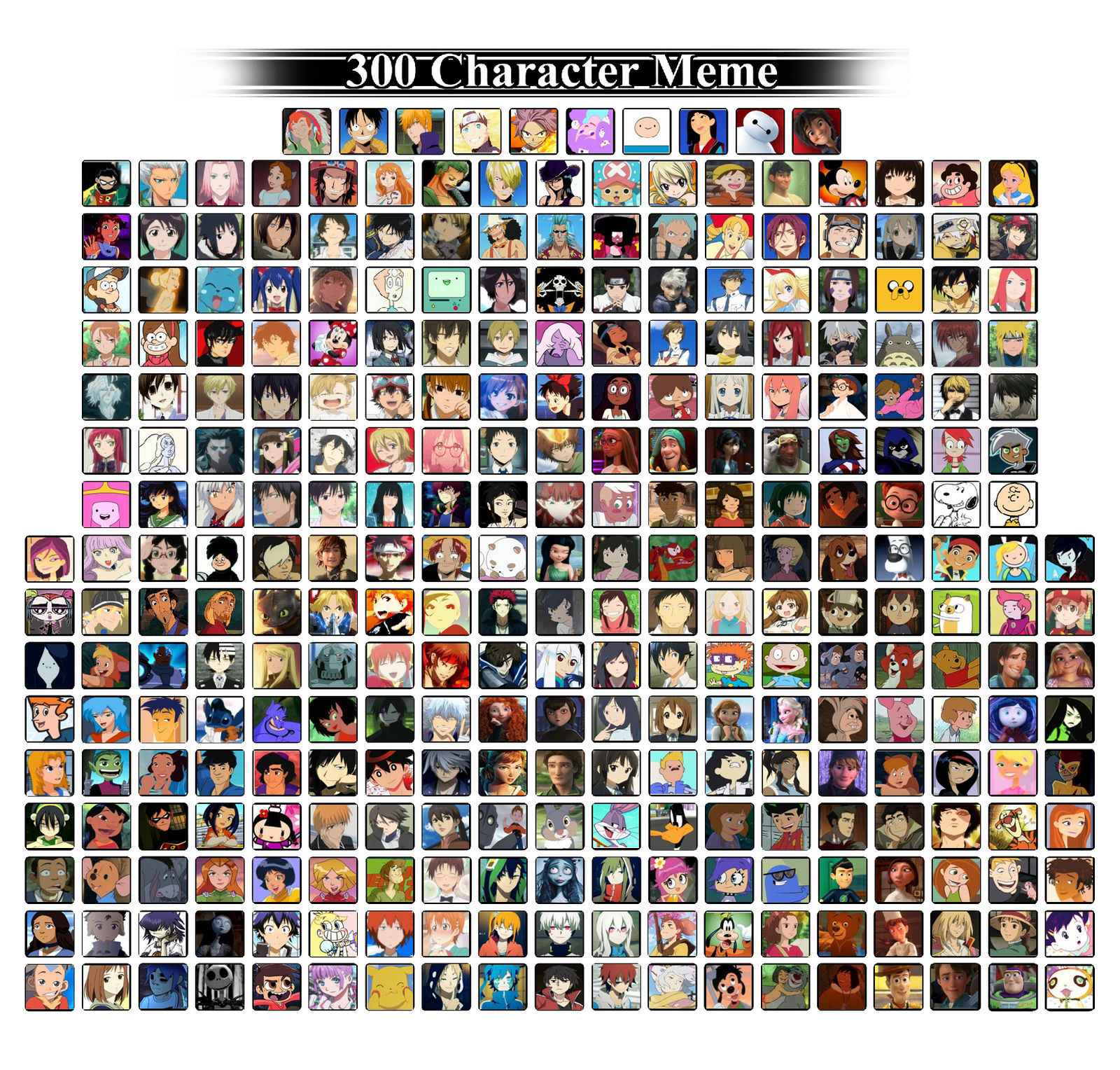 My 300 Characters By A aragon123 On DeviantArt my-300-characters-by-a-aragon123-on-deviantart