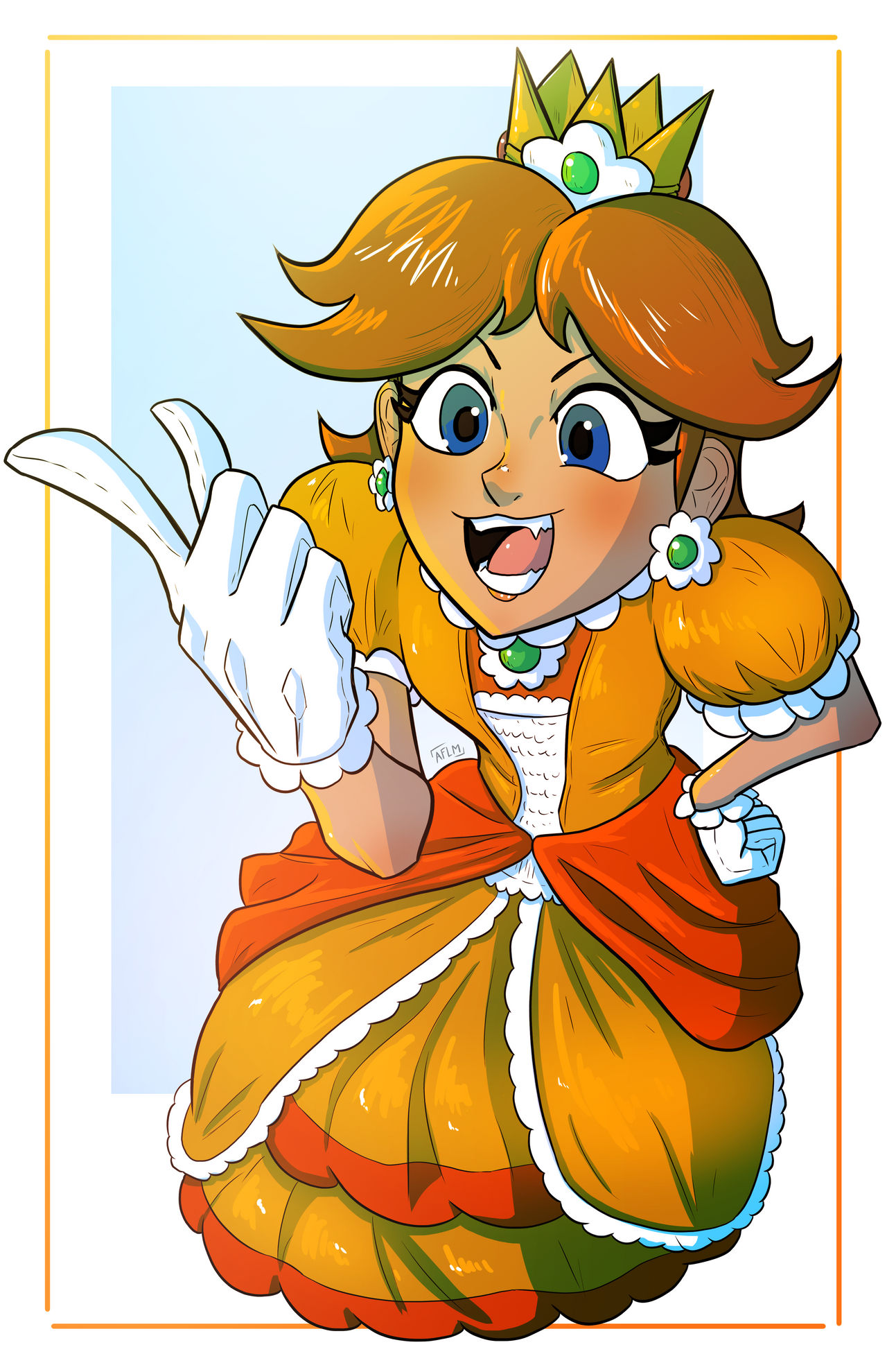 Princess Daisy By Aflmart On Deviantart